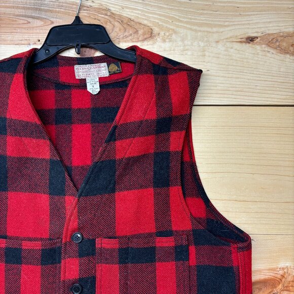 Filson | Jackets & Coats | Vintage Filson Vest Mens 46 Large Red ...